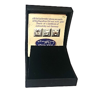 HaAri Kabbalah King Solomon Amulet Pendant Necklace Engraved with 72 Names of God to Draw Powerful Energy and Enhance Positive Changes in Life (18, Star of David Center)