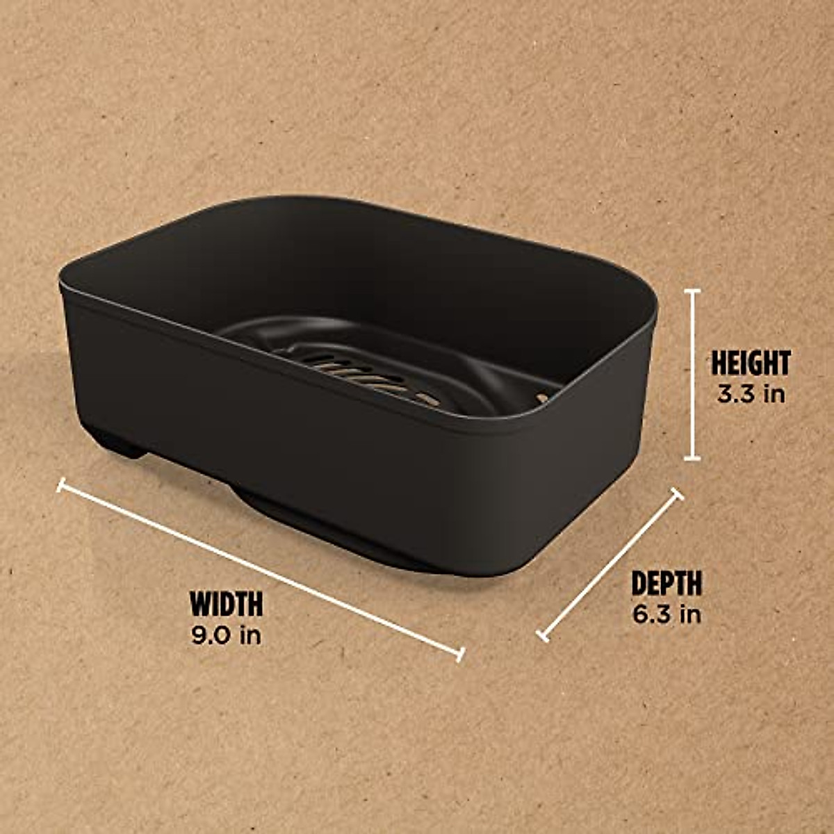 Ninja XSKCRSPBKT Woodfire, Combo Crisper Basket, 2.5-Quart Capacity, Compatible with Ninja Woodfire Grills (OG700 series), Nonstick, Black