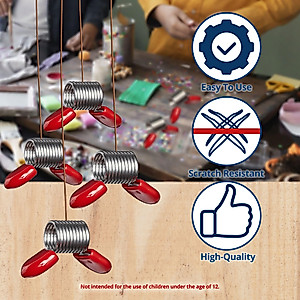 Soft Flex Bead Stoppers, Red, 4/Pkg