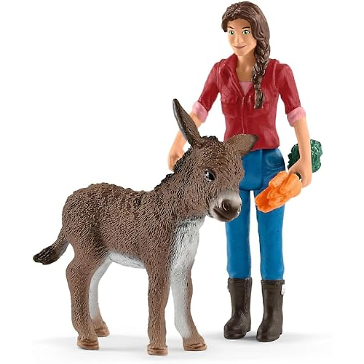 Schleich Farm World — Large Farm House, 97-Piece Toy Farm House with 3 Rooms, Farmer Figurines and Multiple Animal Toys with Accessories, Farm Toys for Boys and Girls Ages 3+