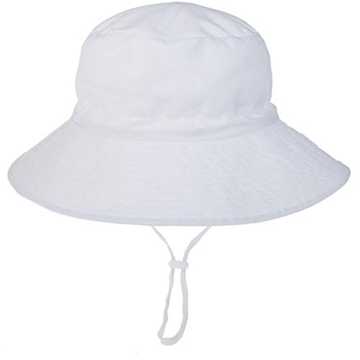 MaxNova Baby Sun Hat Toddler Summer UPF 50+ Baby Girl Bucket Hat Wide Brim Beach Hats for Baby Boys 2-7Years