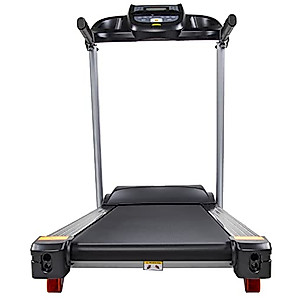 BalanceFrom Folding Incline Treadmill with 5-Inch Large Backlight Display, 12 Preset Programs, Black, 1 Count