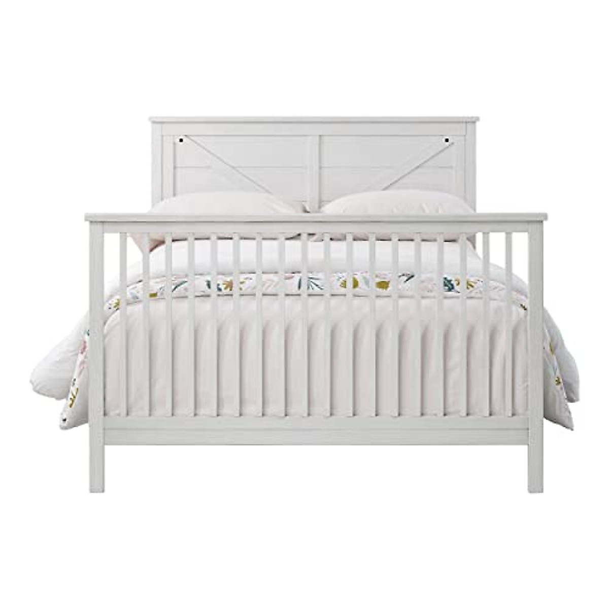 Oxford Baby Montauk Crib to Full-Size Bed Conversion Kit, Barn White
