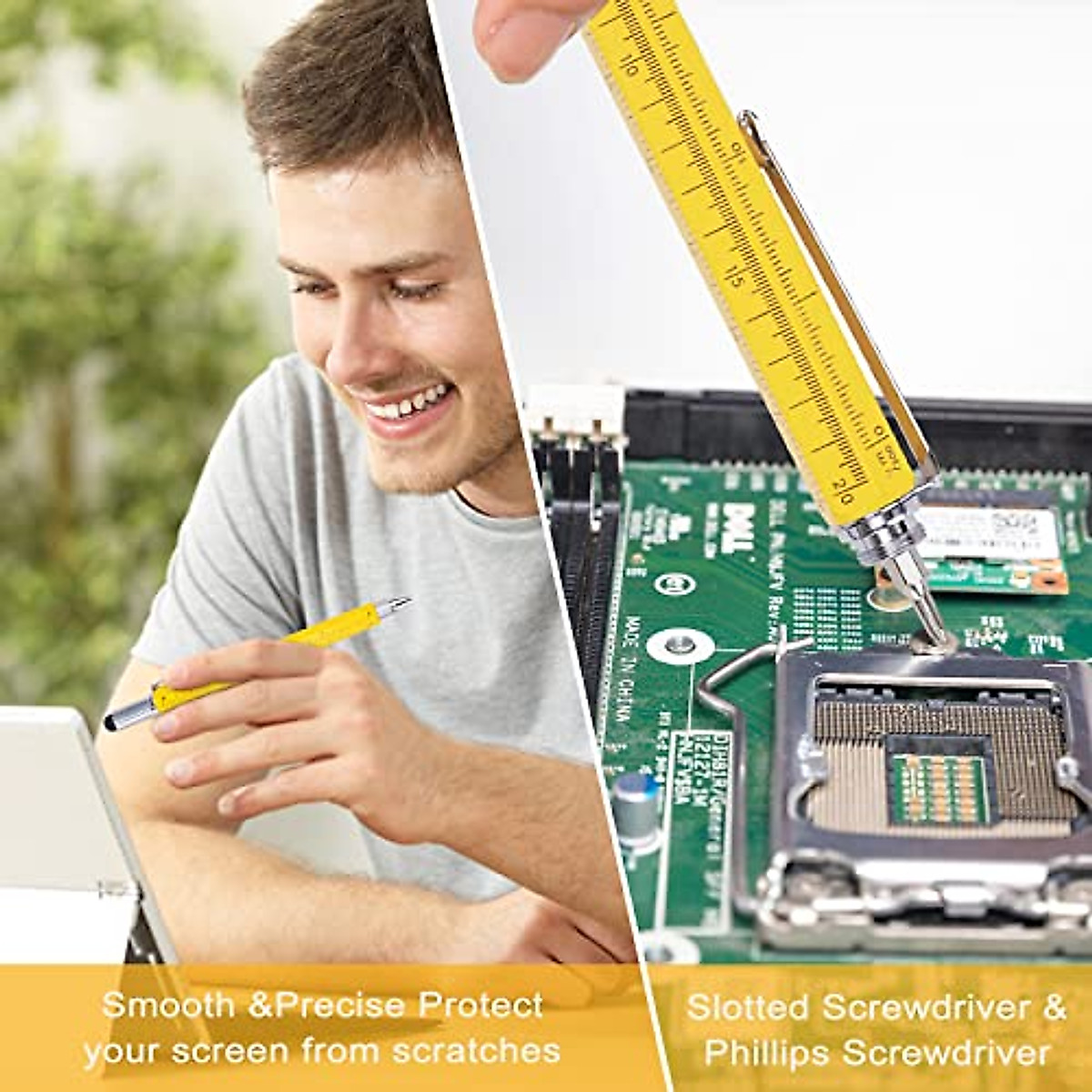 Gifts for Men, Stocking Stuffers for Mens Multitool Pen Cool Tool Gadget for Husband Dad, Unique Gifts for Coworkers Teacher Carpenter Fathers Day Christmas Birthday Gifts Construction Tools for Women