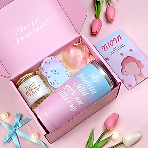 Panspace Mothers Day Gifts for Mom, Gifts for Mom from Daughter Son Husband, Birthday Gifts for Mom, New Mom Gift Basket, Unique Mom Gift Ideas Christmas Gifts for Mom Wife Mother in Law