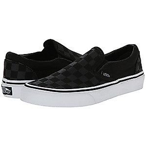 Vans Slip-On(TM) Core Classics (11.5 B(M) US Women / 10 D(M) US Men, (Checkered) Black/Black)