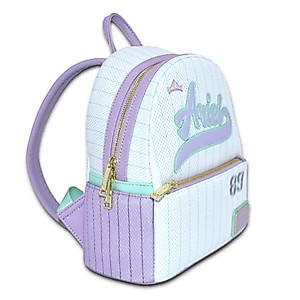 Loungefly GT Exclusive Disney The Little Mermaid Ariel Jersey Mini Backpack White