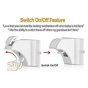 52 Pack - 12 Locks & 2 keys Magnetic Cabinet Locks bundle with 38 Pack Baby Proofing Outlet Covers