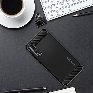 Spigen Rugged Armor Designed for Huawei P20 Pro Case (2018) - Black