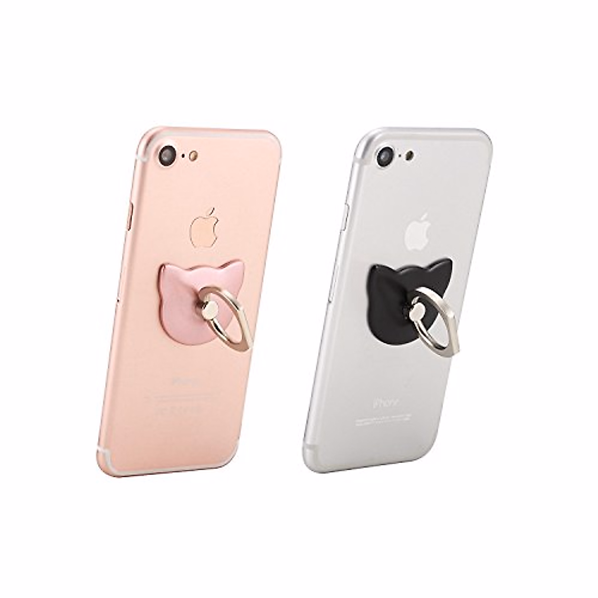 Cell Phone Finger Ring Holder, Universal Smartphone Bracket Animal Cat Ring Grip Kickstand for iPhone X 8 8S 7 Plus 6 6S 5 5C 5S, Samsung Galaxy S8 S7 Edge S6 Note 8 5, Tablet, (4PCS)