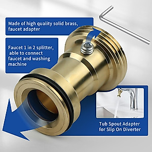 RP33794 Tub Spout Adapter for Slip-On Diverter, for Delta RP19820 RP17453 Replacement Kit