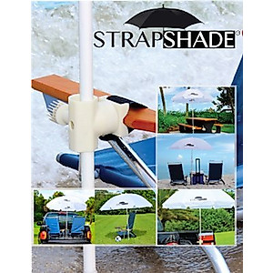 Beach Umbrella Anchor Mount Strap Shade (Color: Pink , White , or Green) (Pink)