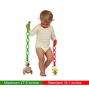 Toy Straps for Baby, 5 Pack Silicone Pacifier Clips Toddler Bottles Harness Holder for Stroller,Highchair,Crib,Shopping Trolley,Cars,Bags