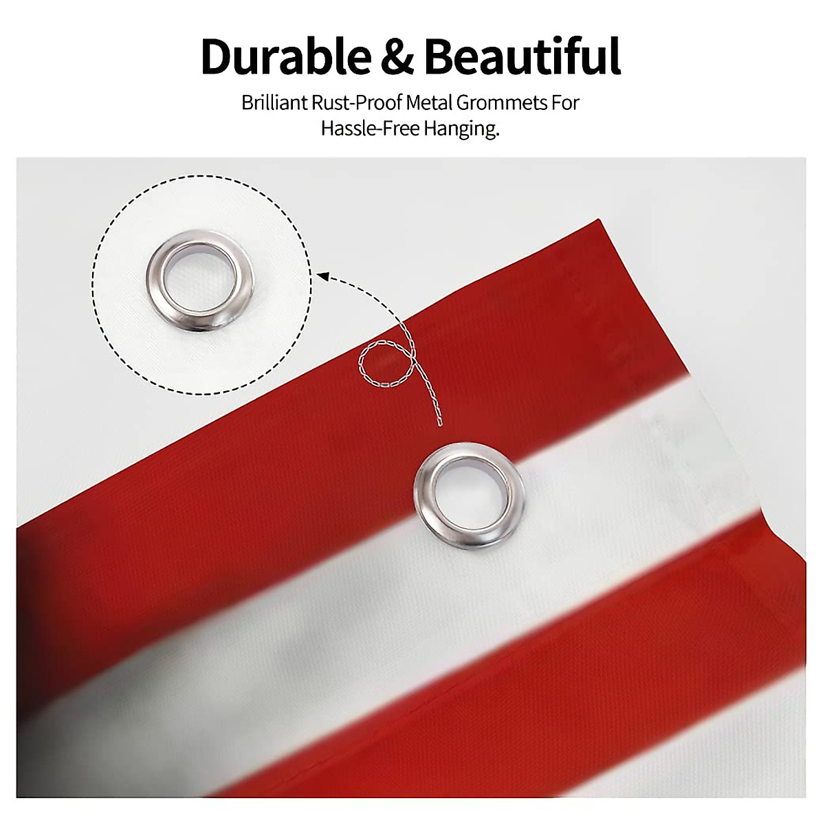 Don’t Be Afraid Just Have Faith Flag 3x5 Ft Christian American Jesus Flag for Outdoor House Home Decorative Yard Deluxe Indoor Banner