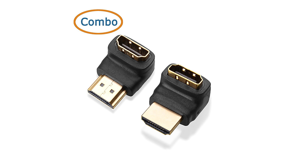 Cable Matters HDMI Adapter Pack | 4K HDR Support & 90/270 Degree Angles