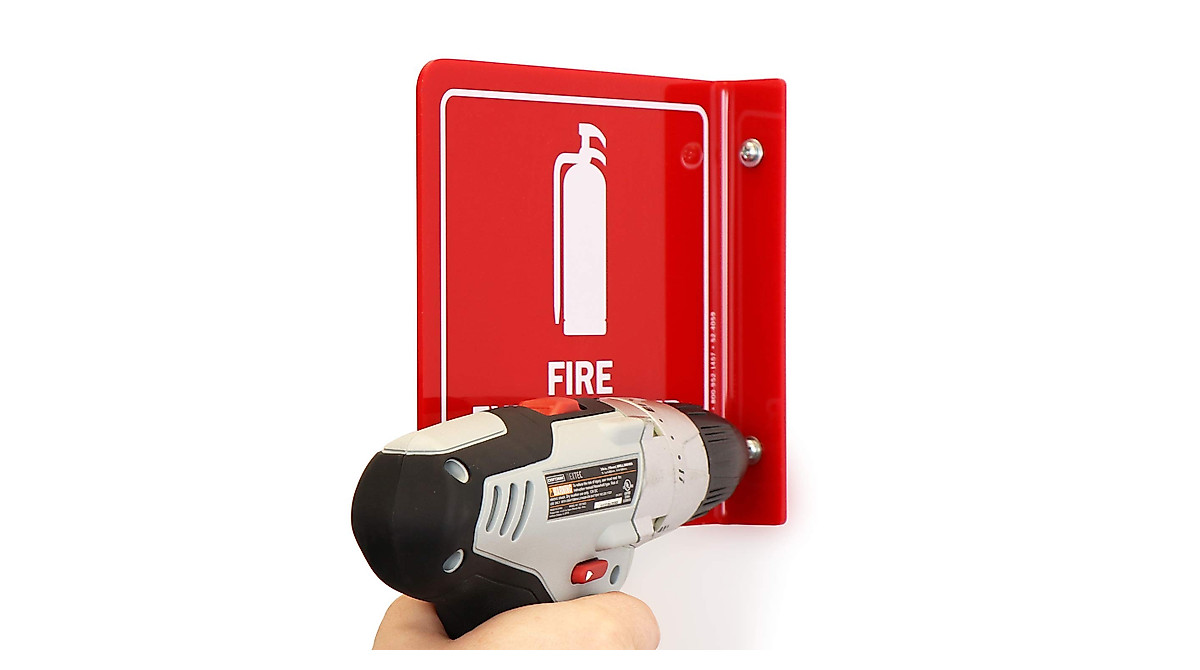 SmartSign Fire Extinguisher Projecting Sign - Compliant Safety