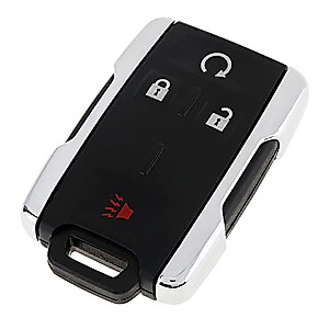 Key Fob Replacement fits for Chevrolet Colorado Chevy Silverado 1500 2500 3500 2014 2015 2016 2017 2018 2019 2020 4 Buttons Keyless Entry Remote fits for GMC Sierra Canyon M3N32337100 315MHz