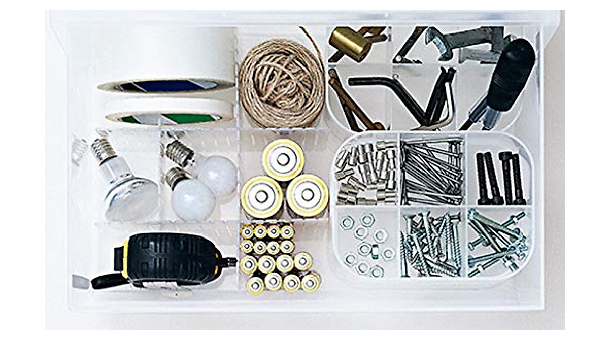 MUJI Storage Case with Drawer in White - Space-Saving Organizer