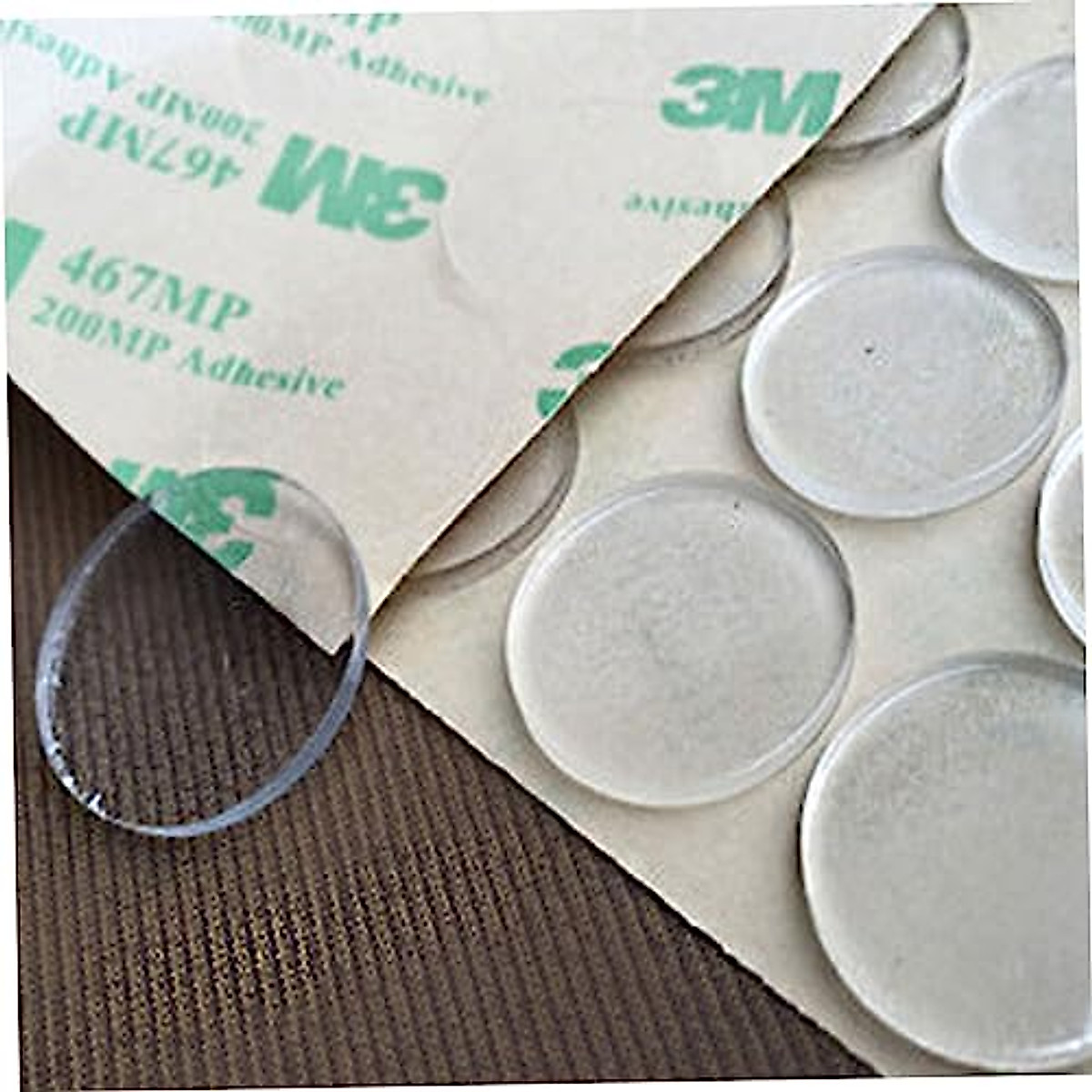 Hemoton Furniture Feet Pads 100pcs Clear Bumpers Rubber Bumper Anti Silica Gel Pad Silica Gel Bumper Coffee Table Floor Mat Cushion Absorber Furniture Feet Pads Clear Bumpers