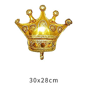 Purple 30 Number Balloon 40 inch Jumbo Foil Balloons with Detachable Crown Foil Prom Balloon for 30th Birthday Party Decoration 30 Wedding Anniversary Photos Props Supplies