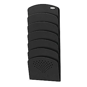 Safco Products Steel Seven Pocket Wall Rack - Organize and Store Legal & Letter-Sized Folders in Style - Durable Commercial-Grade Construction with Powder Coat Finish