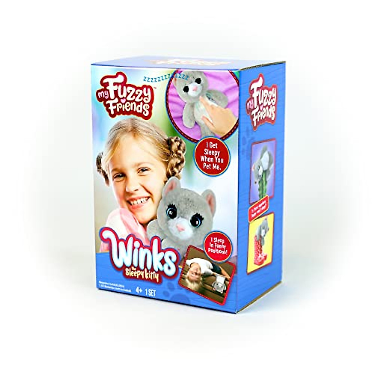 My Fuzzy Friend Winks Sleepy Kitty