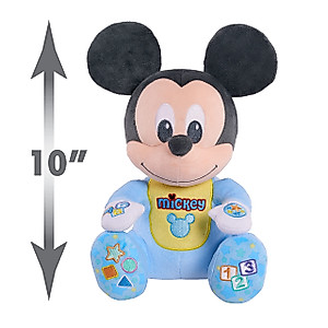 Disney Baby Musical Discovery Plush Mickey Mouse, Officially Licensed Kids Toys for Ages 06 Month by Just Play