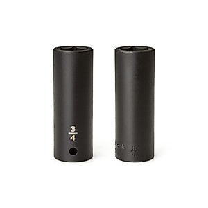 TEKTON 1/2 Inch Drive Deep 6-Point Impact Socket Set, 17-Piece (5/16-1-1/4 in.) | SID92305