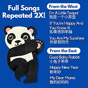 Bao Bao Learns Chinese Vol. 2, Musical Chinese Baby Book, Learning Toy, Baobao Learn Chinese for Kids, Mandarin Chinese Books for Toddlers 1-3, Chinese Song Book & Bilingual Toys, Chinese Board Book