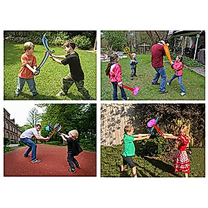 Mkork&fzsx Inflatable Toys Inflatable Weapons Large Size Blow Up Sword Axe Pixel Party Favor(13 Objects per Box)