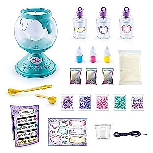So Slime DIY Magical Slime Potion Maker Cauldron; Make your own Slime Potions; Mist and Light Effects; Makes 10 Slimes; Just add Water; Fill Mini Potion Bottles to Wear or Share; Discover your Fortune