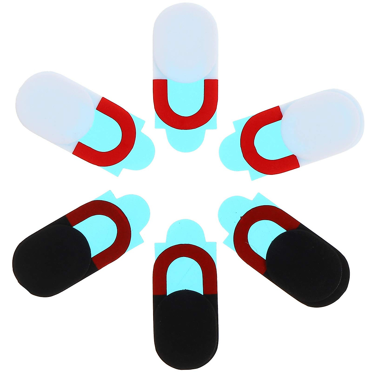 6Pcs Camera Privacy Cover Computers laptops Privacy Blocker Sliding Shield Front Webcam Cover Tablet Laptop Phone Web Camera Cover abs Protective Cover Slider Earth Tones