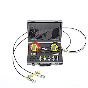 XZT 70M Digital Hydraulic Pressure Test Coupling Kit,Pressure Gauge,Test Hose,Test Point for Excavator Construction Machinery Repair