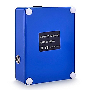 Caline Delay Effect Guitar Pedal Time Space Echo Electric Digital Pedal with 3 Switches Aluminum Alloy Housing CP-17