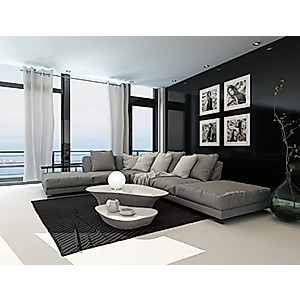 EGLO 85264A Rondo Collection Round Table Lamp with Glass Ball Shade for Living Room, Bedroom, Dorm, and Office, 60W, 8-Inch, Silver/Frosted Opal