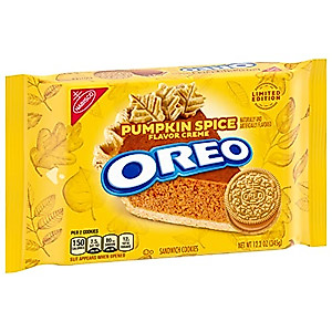 OREO Pumpkin Spice Sandwich Cookies, Limited Edition, 12.2 oz