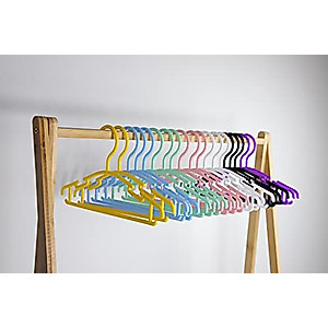 GoodtoU Kids Hangers Clothing Kids Plastic Hangers Bulk 60 Pack Toddler Clothes Hangers Infant Toddler Hangers for Closet