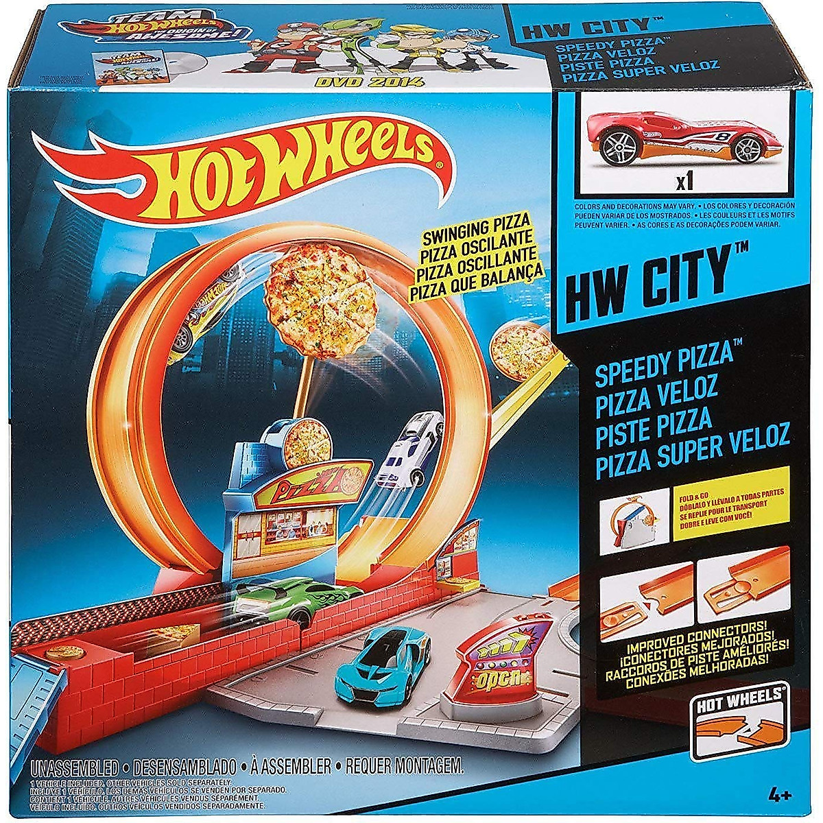 Hot Wheels Mattel Speedy Pizza Set, Multicolor