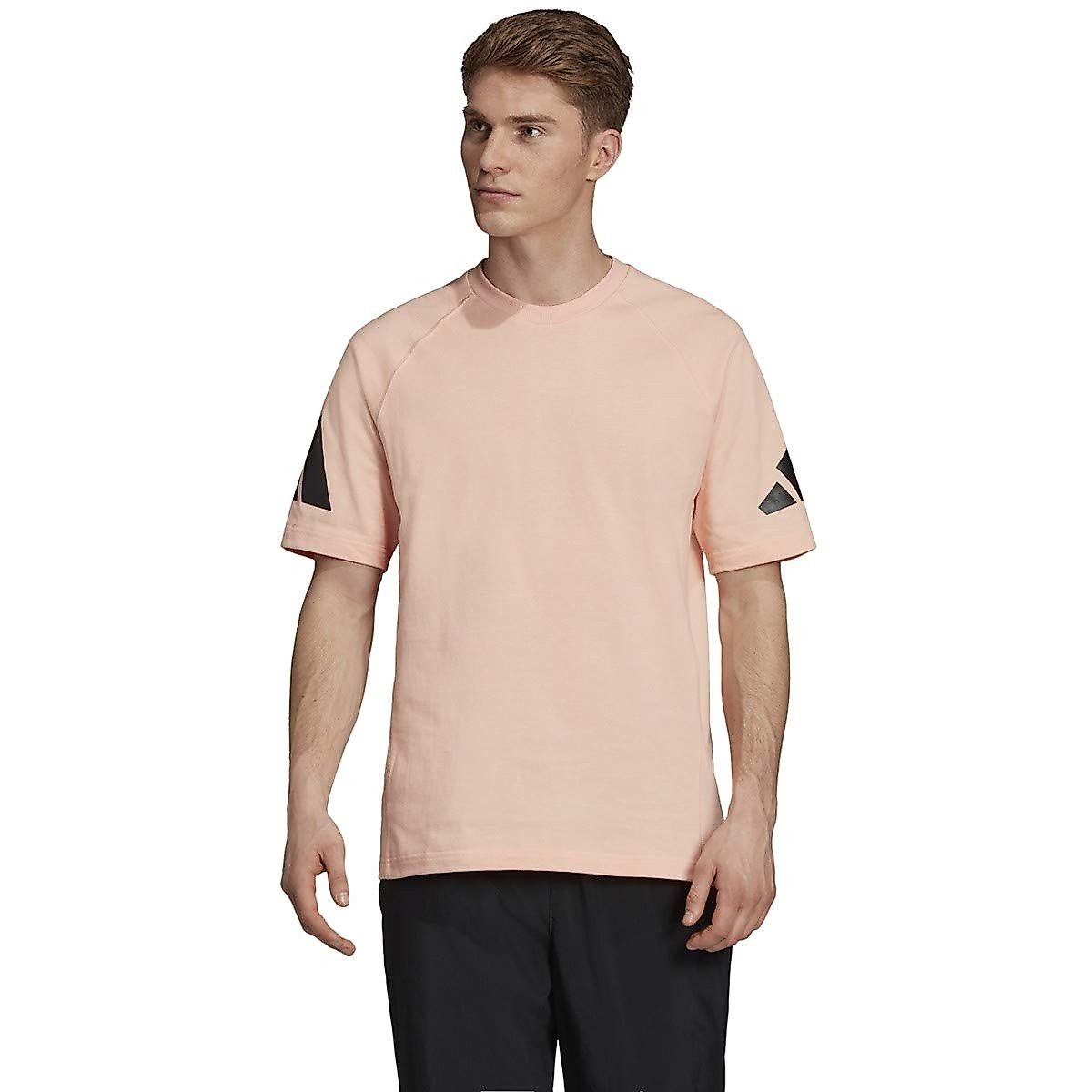 adidas Athletics Men's Pack Heavy Tee, Glow Pink, X-Large