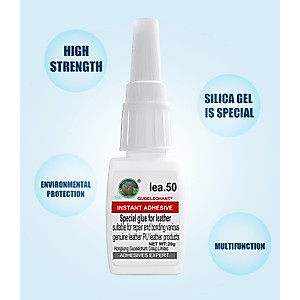 20g Special Glue for Leather, Leather Repair Glue, Used for bonding Between Leather and Leather, Leather and substrates of Different Materials, Suitable for All Kinds of Leather/PU Leather