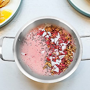 YARNOW Camping Stove Pots Korean Ramen Cooking Pot with Lid Hot Pot Traditional Hot Pot Fast Heating for Kitchen Cookware 2800ml Korean Movies Camping Cookware