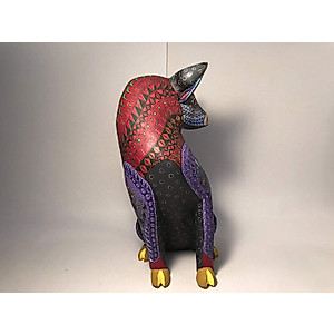 EL Toro Rojo handcrafted Oaxacan Alebrije, wood carving