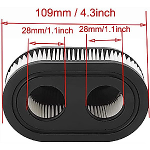 Hippotech 595658 Air Filter Cover Replacement for Briggs 594106 Air Filter Replaces for Models 09P700, 093J02, 103M02, 104M02,104M05 Series Engines