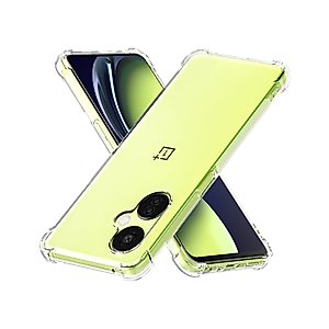 Foluu for OnePlus Nord N30 5G/OnePlus Nord CE 3 Lite 5G Case, Clear Scratch Resistant Reinforced Corners TPU Rubber Soft Skin Silicone Protective Cover for OnePlus Nord 30 5G 2023 (Crystal Clear)