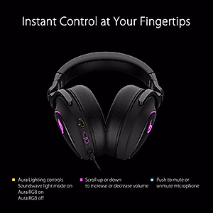 ASUS ROG Delta S Gaming Headset with USB-C | Ai Powered Noise-Canceling Microphone | Over-Ear Headphones for PC, Mac, Nintendo Switch, and Sony Playstation | Ergonomic Design , Black
