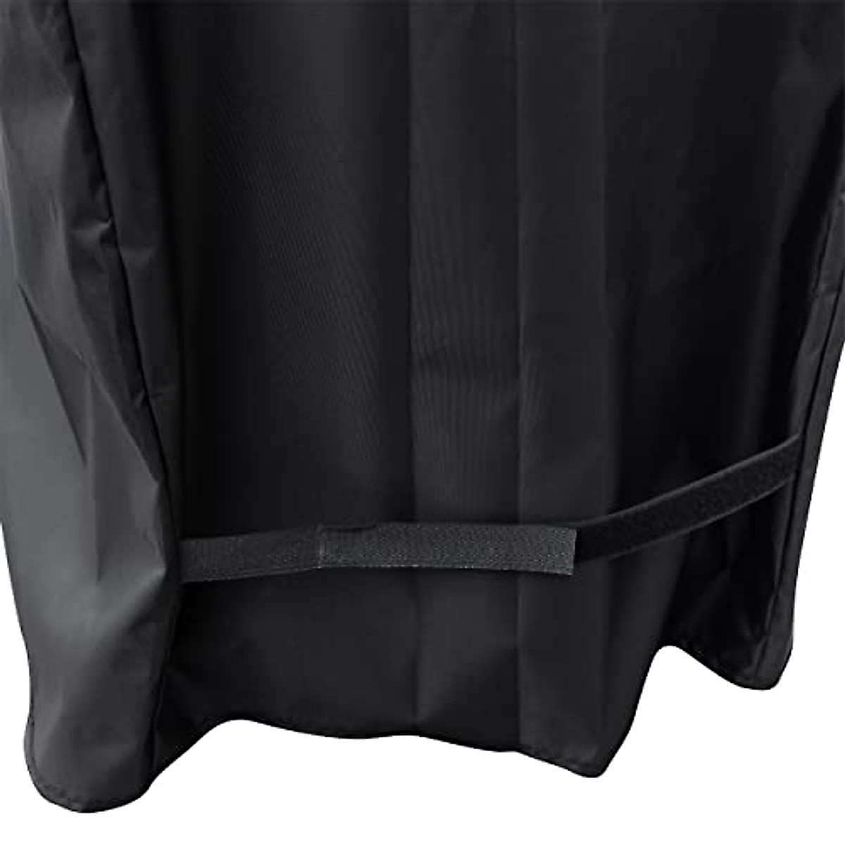 Permasteel Universal Cooler Cover for 80-Qt Cooler Cart, Patio Cooler | Heavy Duty, Weatherproof, Water-Resistant, UV-Resistant Cover for Outdoor, Outside, Backyard, Deck, Patio, Black