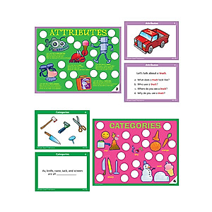 Super Duper Publications | Vocabulary Chipper Chat® Magnetic Game | Educational Learning Resource for Children | Magnetic Wand, Chips, and Game Boards |