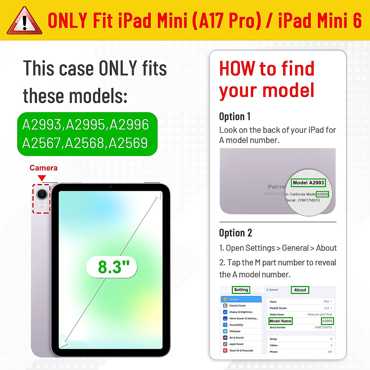 Fintie SlimShell Case for iPad Mini 7 (A17 Pro) 2024 / iPad Mini 6 2021 - [Built-in Pencil Holder] Soft TPU Protective Stand Back Cover for iPad Mini 7th/6th Generation 8.3 Inch, Composition Lilac