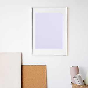 TEHAUX 20pcs White Picture Mat Set Uncut Photo Mats Photo Frame Backing Matting Picture Board Mat Paperboard Core Bevel Cut Mattes for Photos Artworks Craft Supplies