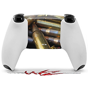 WraptorSkinz Skin Wrap compatible with Sony PS5 DualSense Controller Bullets (CONTROLLER NOT INCLUDED)